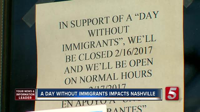 A Day Without Immigrants' Protests In Nashville