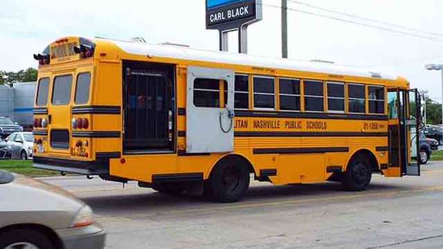 Door Pops Open On School Bus, Causes Crash - NewsChannel 5 Nashville