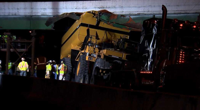 I-40/I-65 Reopens After Semi Hits Bridge In Nashville - NewsChannel 5 ...