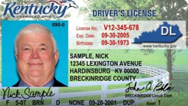 Kentucky To Offer New Driver's Licenses To Comply With Law ...